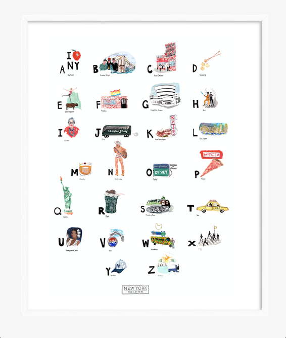 New York ABC Print Limited Edition – The Letters NYC